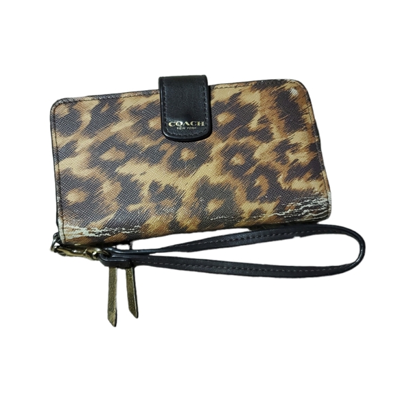 Coach | Bags | Coach Leopard Wallet | Poshmark